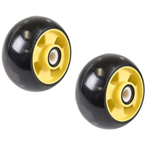 john deere am115488 plastic deck wheels 2-packk 325 335 345 series lawn & garden tractors