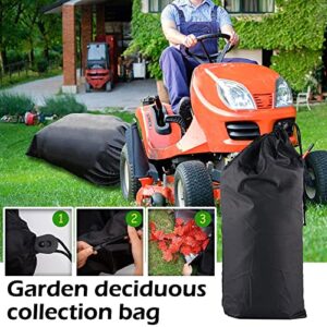 ZEROYOYO Lawn Tractor Leaf Bag - Reusable Grass Catcher Bag for Lawn Mower Tractor, Garden Leaf Cleaning, Latest Upgrade Leaf Bag for Riding Lawn Mower, 54 Cubic Feet Fast & Easy Leaf Collection