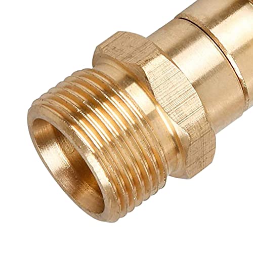 Leefasy M22 Adapter Thread Connector Cleaning Assembly M22 Female Anti-Winding Thickened Fittings Pressure Washer Joint for Garden Corner Floor