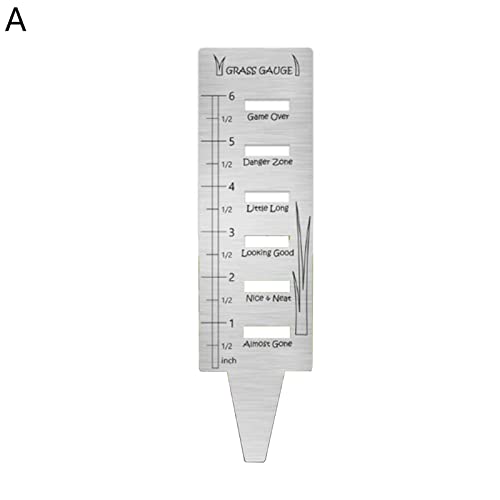 Smalibal Metal Ruler Rust-Proof Great Outdoor Grass Ruler Prune Plant Measuring Tools A