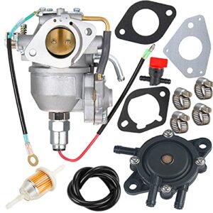 new cv730 carburetor +fuel pump 24 393 04-s 24 393 16-s for kohler cv730 cv730s cv740 cv740s 25 hp 27 hp engine 24853102-s 24-853-102-s carb with gasket kit