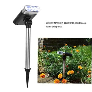 haillusty Solar-Powered Outdoor Waterproof Landscape Lighting for Garden Yard Decor and Lawn Ornaments - Solar Spotlight and Garden Light Decoration Accessories