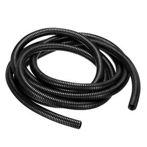 dmiotech 13.0mmx10mmx3.0m pp non-split corrugated tubing indoor outdoor cord management for wrap tidy office garden