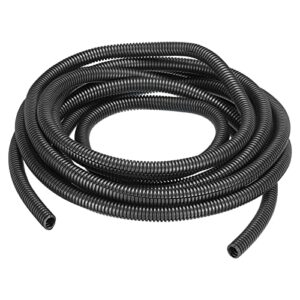 dmiotech 12mmx9mmx5m pp split corrugated tubing indoor outdoor wire for wrap tidy office garden