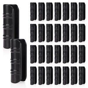 gukasxi 30 pcs black garden buildings tube clip, plastic snap clamps for greenhouse frame pvc pipe tube film clip, garden farm greenhouse tools 25mm/0.98″