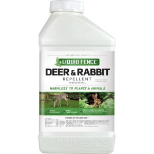 liquid fence 110 1 quart concentrate deer rabbit repellent