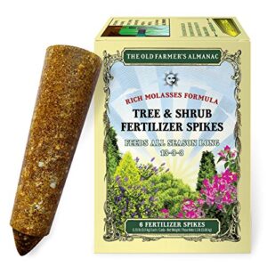 the old farmer’s almanac tree & shrub fertilizer spikes (box of 6 spikes – 1.5 lbs)