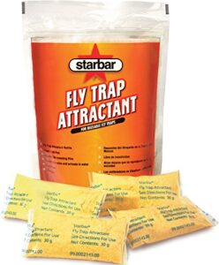 starbar fly trap attractant refill for reusable fly traps, 8-30g