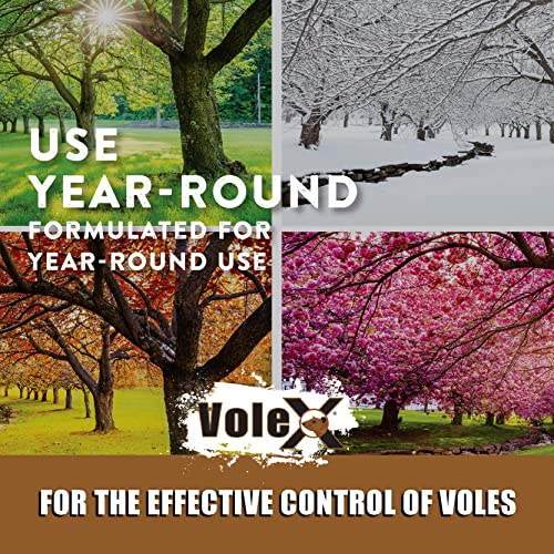 VoleX - Effective Against All Species of Voles. Safe for use Around People, Pets, Livestock, and Wildlife (3 Pound)