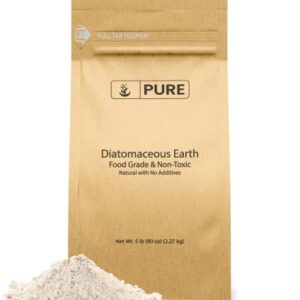 Pure Original Ingredients Diatomaceous Earth (5lb) Natural Multipurpose Household Essential, Freshwater DE,