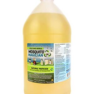 Mosquito Magician Natural Mosquito Killer and Insect Repellent Concentrate - Makes 32 Gallons of Spray for Your Yard and Patio - 1 Gallon