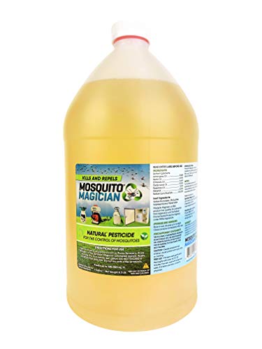 Mosquito Magician Natural Mosquito Killer and Insect Repellent Concentrate - Makes 32 Gallons of Spray for Your Yard and Patio - 1 Gallon