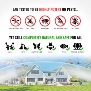 Mosquito Magician Natural Mosquito Killer and Insect Repellent Concentrate - Makes 32 Gallons of Spray for Your Yard and Patio - 1 Gallon