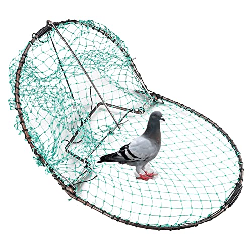 16" Pigeon Bird Trap,Humane Live Bird Traps for Small Birds Pigeons Sparrow Quail Hunting Cage Traps