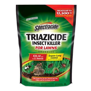 spectracide triazicide insect killer for lawns granules, 10 lb bag (pack of 4) , kills all listed lawn-damaging insects