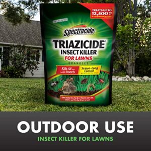 Spectracide Triazicide Insect Killer For Lawns Granules, 10 lb Bag (Pack of 4) , Kills All Listed Lawn-Damaging Insects