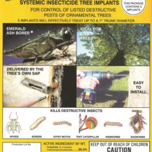 Medicap Acecap AC12X5 Systemic Insecticide Tree Implant, Pack of 5