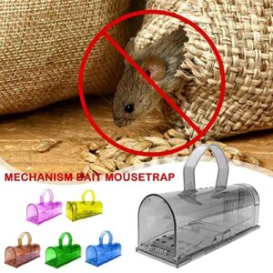 Yiexson 1pcs Reusable Abs Plastic Humane Mouse Traps Live Catcher Pest Controller Kids/Pets Outdoor Safe Garden U5b8 for Garage Home