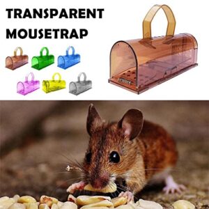 Yiexson 1pcs Reusable Abs Plastic Humane Mouse Traps Live Catcher Pest Controller Kids/Pets Outdoor Safe Garden U5b8 for Garage Home