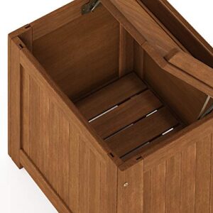 Furinno FG19749 Tioman Outdoor Hardwood Storage Box, Natural