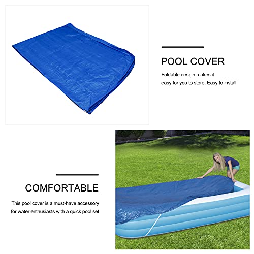 INOOMP Swimming Pools Cover Inflatable Swimming Pool Dust Cover for Garden Outdoor