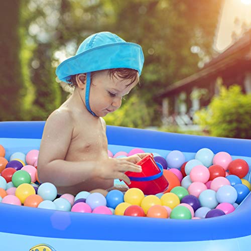 Inflatable Swimming Pool, 50”×30”×20”Family Full-Size Kiddie Pools, Inflatable Lounge Pool for Kiddie, Kids, Infant, Toddlers for Ages 1-3, Outdoor, Garden, Backyard