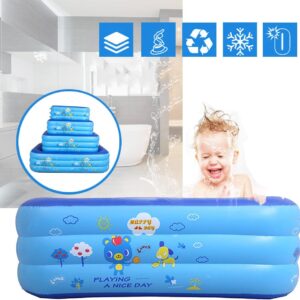 1.2/1.3/1.5/1.8M Kids Inflatable Swimming Pool Childs Toddlers Family Backyard Garden Pool 1.2M/2