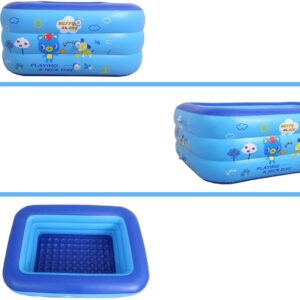 1.2/1.3/1.5/1.8M Kids Inflatable Swimming Pool Childs Toddlers Family Backyard Garden Pool 1.2M/2