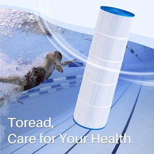 TOREAD Pool Filter Replaces Pentair Clean and Clear Plus 420, PCC105-PAK4, Unicel C-7471, R173576, Filbur FC-1977, 817-0106, 178584, 570-0425, 4X105 sq. ft. Filter Cartridge, L x OD: 26"x7"