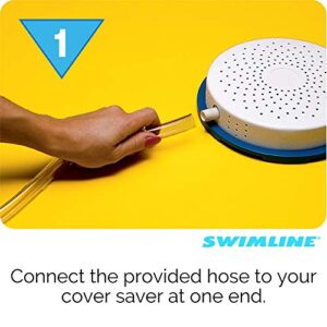 Swimline 5436 Hydrotools Saver Automatic Water Siphon Pump Pool Cover Maintenance Accessory, White