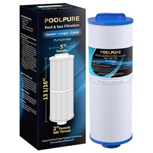 poolpure 4ch-949 spa filter replaces pleatco pww50l, filbur fc-0172, sd-01143, 817-4050, rising dragon 50, waterway teleweir 50 sqft filter cartridge 1 pack