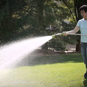 The Relaxed Gardener Watering Wand - 15" Garden Hose Nozzle Sprayer 8 Adjustable Spray Patterns and Thumb Control Shut Off Valve