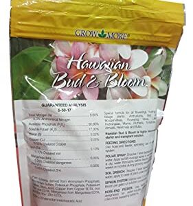 Grow More 7544 Hawaiian Bud and Bloom 5-50-17, 3-Pound Resealable Bag