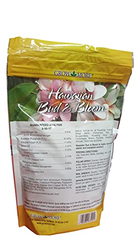 Grow More 7544 Hawaiian Bud and Bloom 5-50-17, 3-Pound Resealable Bag