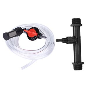 venturi fertilizer injectors, garden drip irrigation device kit with g3/4 fertilizer injector switch filter water tube