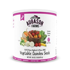 augason farms 5-14000 vegetable garden seeds 13 variety 1 lb no. 10 can