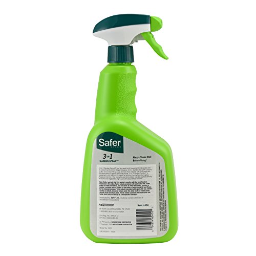 Safer Brand 5452 3-in-1 32-Ounce Ready-to-Use Garden Spray - 5452-6