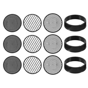 yarnow 3 sets soil sieve set mesh sifting pan soil sand sieve fine mesh strainer gardening tool riddle soil sifter for sand rock compost