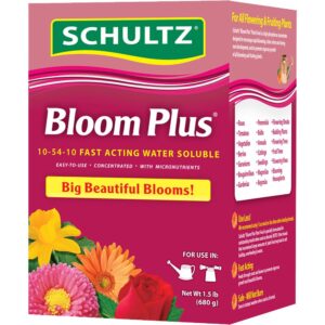 schultz bloom plus water soluble plant food 10-54-10, 1.5-pound