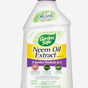 Garden Safe Neem Oil Extract Concentrate, For Organic Gardening, Fungicide, Insecticide, Miticide, Neem Oil For Plants, 10 fl Ounce