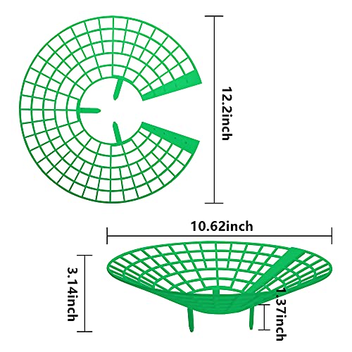 codree 10 Pack Strawberry Plant Supports, Strawberry Plant Stand with 3 Sturdy Legs, Strawberry Growing Racks, Strawberry Growing Frame, Protecting Strawberry Plants from Mold, Rot and Dirt, Green