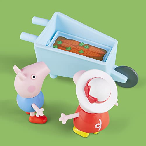 Peppa Pig Peppa's Adventures Peppa's Growing Garden Preschool Toy, with 2 Figures and 3 Accessories, for Ages 3 and Up