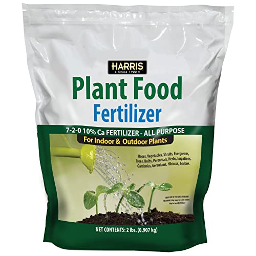 Harris Premium Plant Food Fertilizer, Promotes Vigorous Growth of Indoor and Outdoor Plants, 2lb