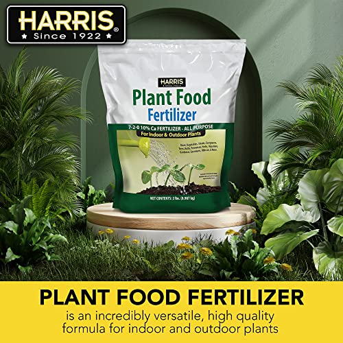 Harris Premium Plant Food Fertilizer, Promotes Vigorous Growth of Indoor and Outdoor Plants, 2lb