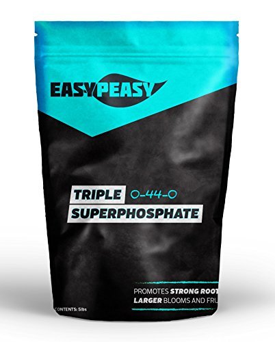 TRIPLE SUPER PHOSPHATE FERTILIZER 0-46-0 | phosphorus fertilizer for gardens, lawns, indoor and outdoor plants | ROCK PHOSPHATE PLANT FOOD FERTILIZER FOR ORCHIDS, WISTERIA, CACTUS AND ALL OTHER PLANTS