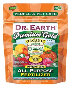 dr. earth 70857 1 lb minis premium gold all purpose fertilizer