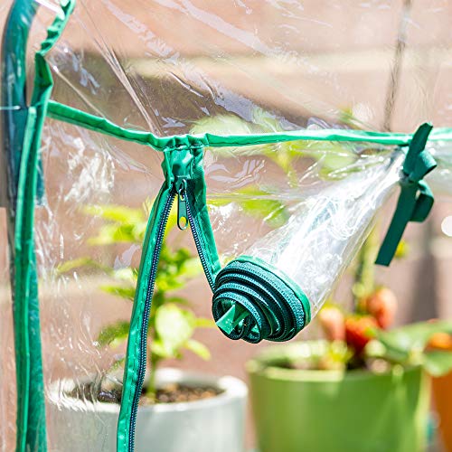 Educational Insights GreenThumb Greenhouse With Vinyl Cover, Perfect For Classroom, Home, and Herb Gardens- Indoor/Outdoor Gardening