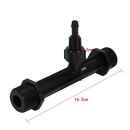 Irrigation Venturi Fertilizer Injectors Device Garden Water Tube, Mixer Injectors Agriculture Irrigation Plastic Tube Agriculture Tool Watering Kit.(1/2" 3/4” 1” Inch)(G3/4 六分)