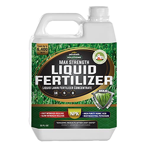 PetraTools Liquid Iron for Lawns (32oz) Liquid 16-4-8 Lawn (32oz)