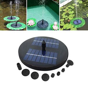 n/a Solar Fountain Floating Outdoor Garden Pond Water Fountain Pump Garden Decoration Pool Pond Waterfall Bird Bath